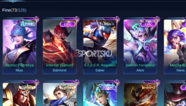 List of Fine Collection Skins Mobile Legends (ML) - Esports