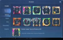 Border Avatar Dark Nexus Mobile Legends (ML) - Esports